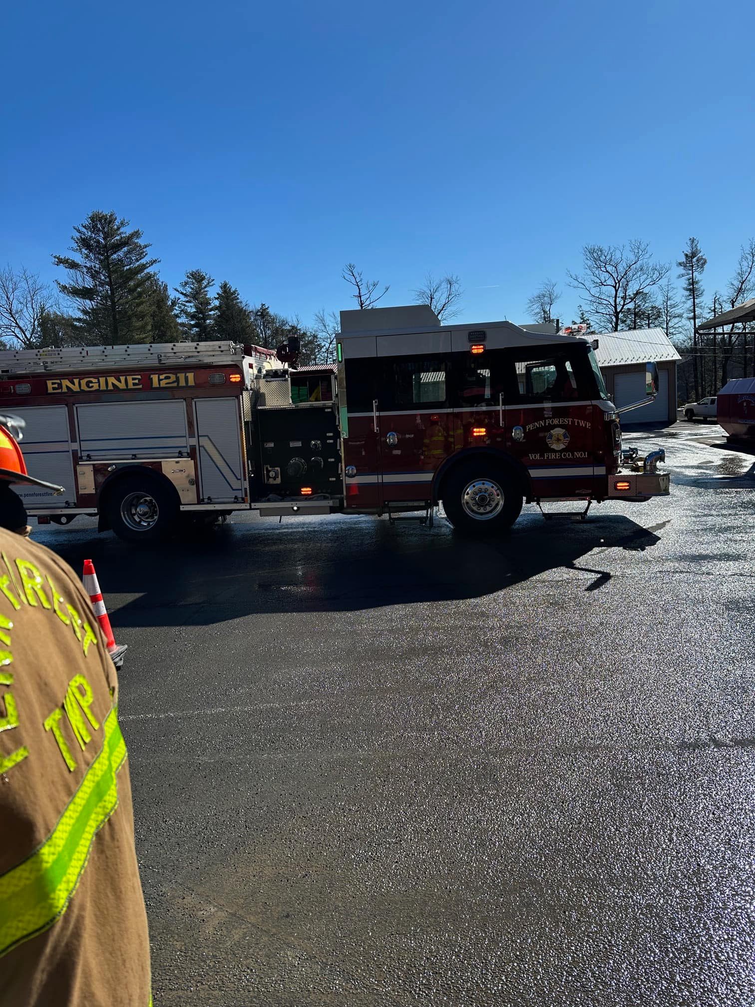 Fire at Transfer Station Doused - Penn Forest Township Volunteer Fire ...